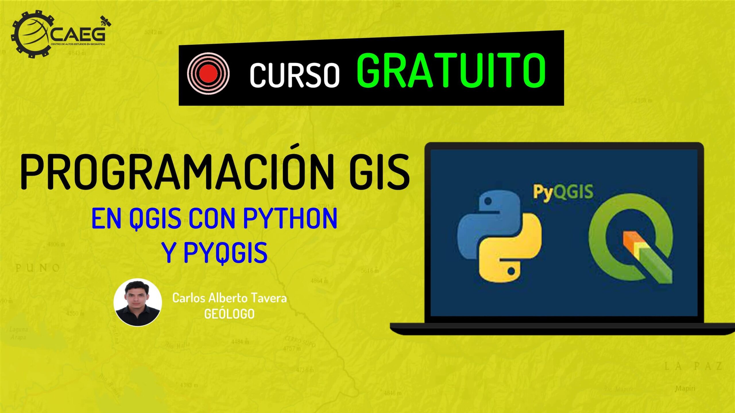 🌎 Curso !GRATUITO! PyQGIS | CAEG