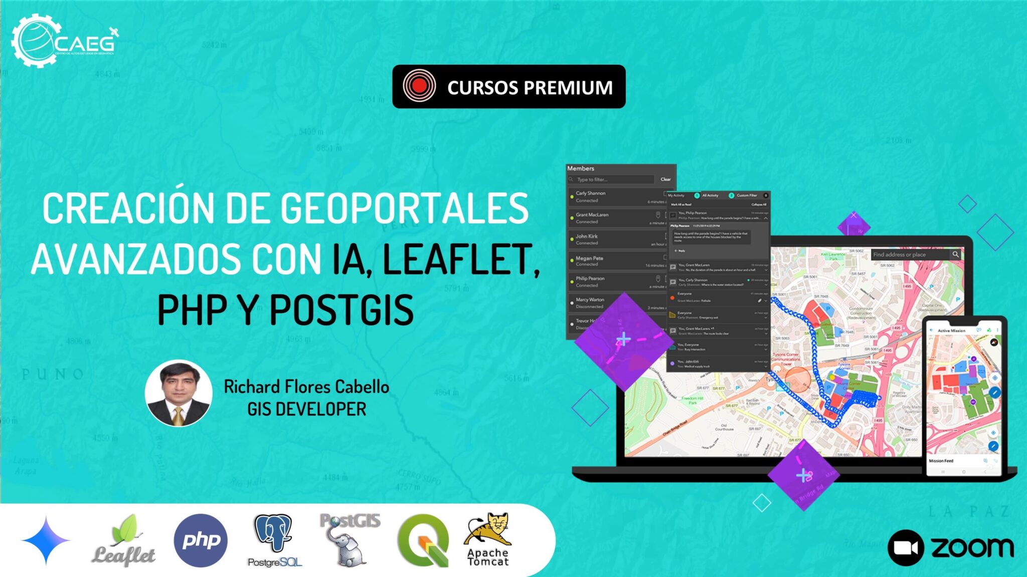 🌎 Curso Geoportales con Leaflet, PHP y PostGIS | Desarrollo Web GIS | CAEG